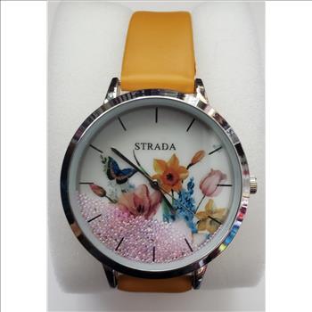 No Reserve Floating Crystal Watch Japanese Movement | Property Room