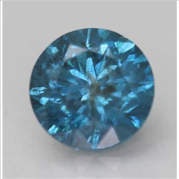 CERTIFIED 1.05 ct Natural BLUE Diamond Round Cut Loose Gemstone ...