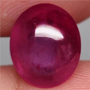 8.69 ct Natural Ruby Oval Cab Cut Loose Gemstone | Property Room
