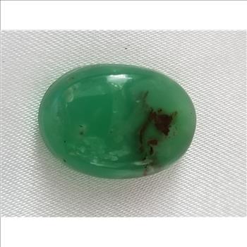 18.10 ct Natural Chrysophrase Oval Cut Loose Gemstone | Property Room