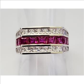 No Reserve Ruby & Topaz Ring Size 7 | Property Room