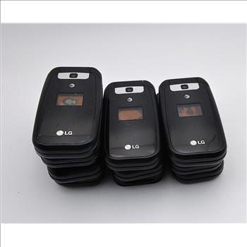 Lot of 10 - Unlocked LG B470 Flip Phones | Property Room