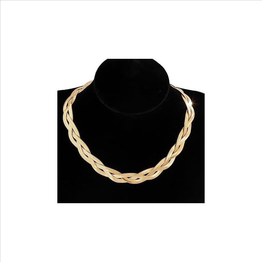 18k Yellow Gold Overlay Fancy Ladies Necklace | Property Room
