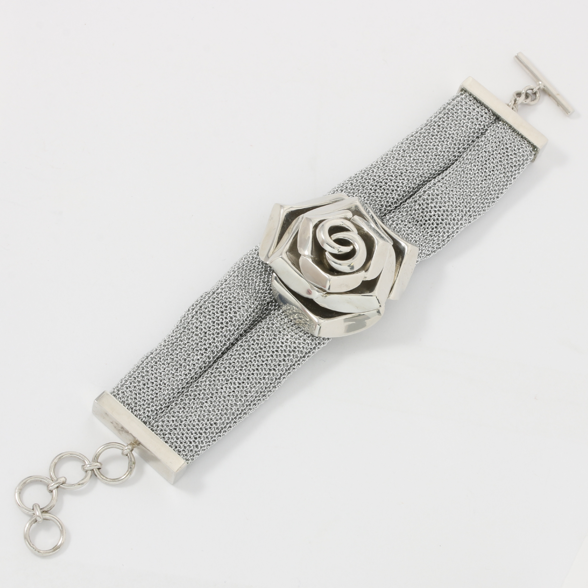 Adami & Martucci Italian Designer Mesh Collection Extra Long Sterling ...