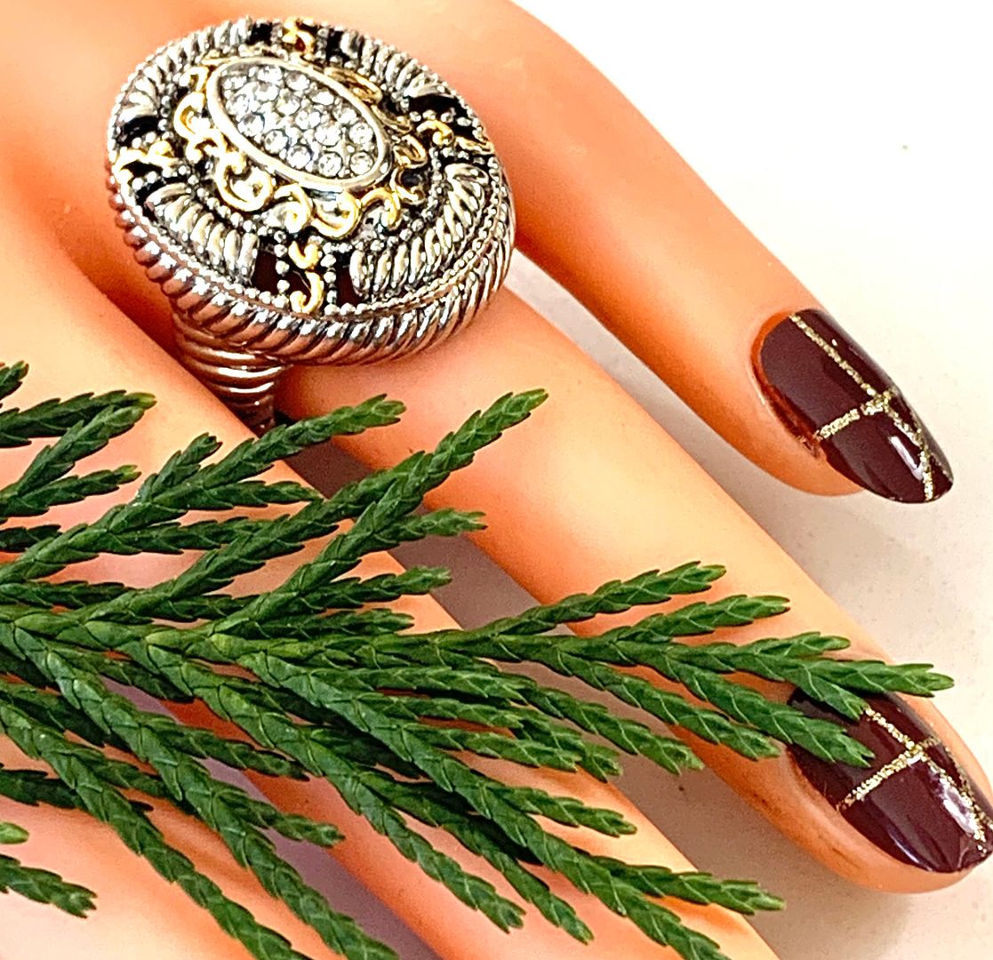 Inspired 18k White & Yellow Gold Overlay 0.50ctw Diamonique Diamond ...