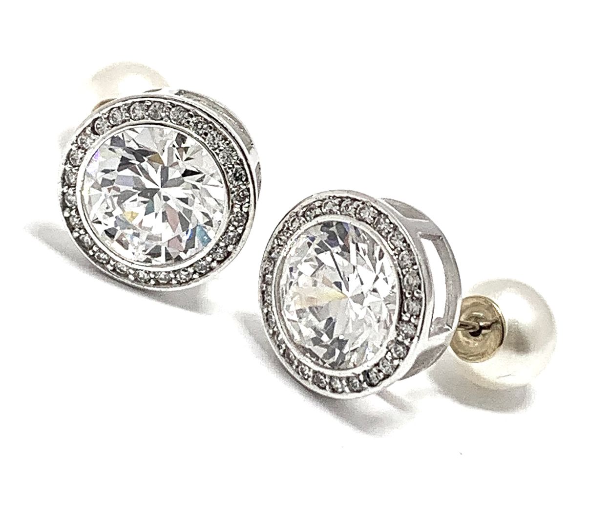 2 IN 1 Reversable Design .925 Sterling Silver & 14k Gold 24.00ctw ...