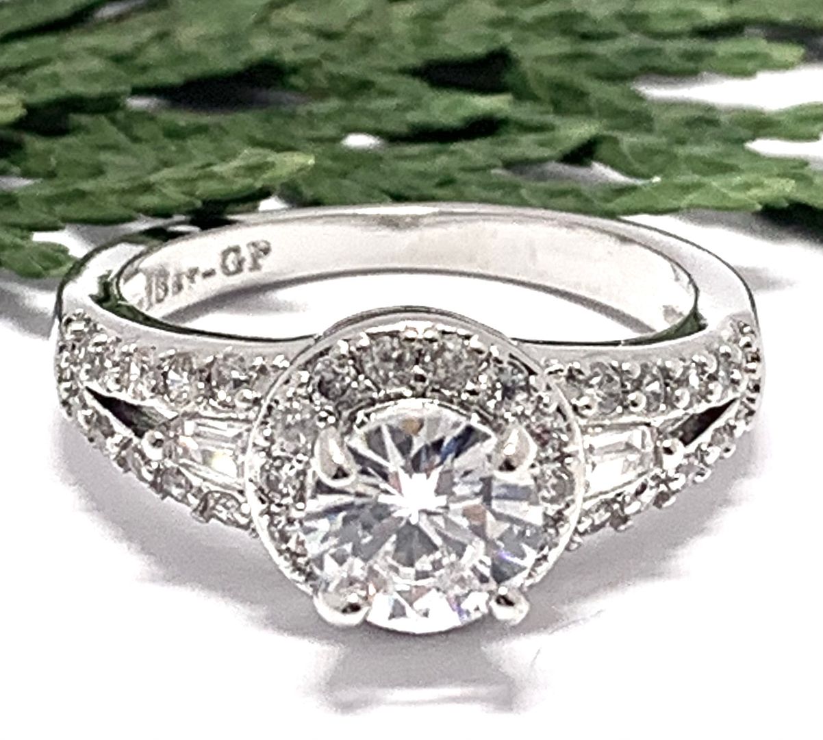 2.00ctw Diamonique Diamond Engagement Ring | Property Room