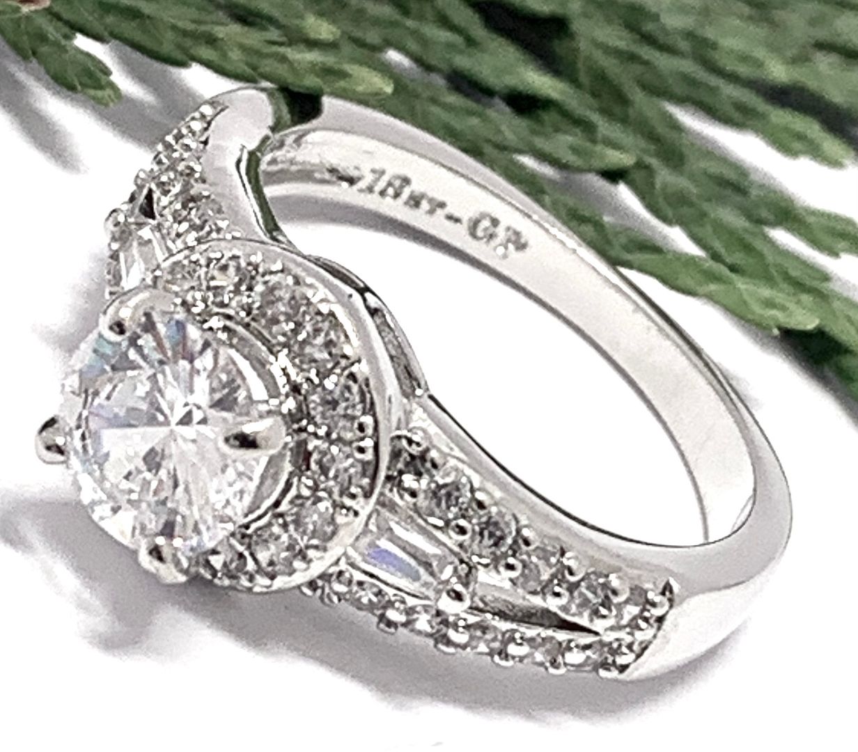 2.00ctw Diamonique Diamond Engagement Ring | Property Room