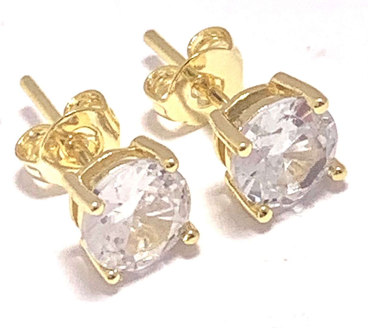 3.00ctw VVS-F Simulated Diamond Stud Earrings | Property Room