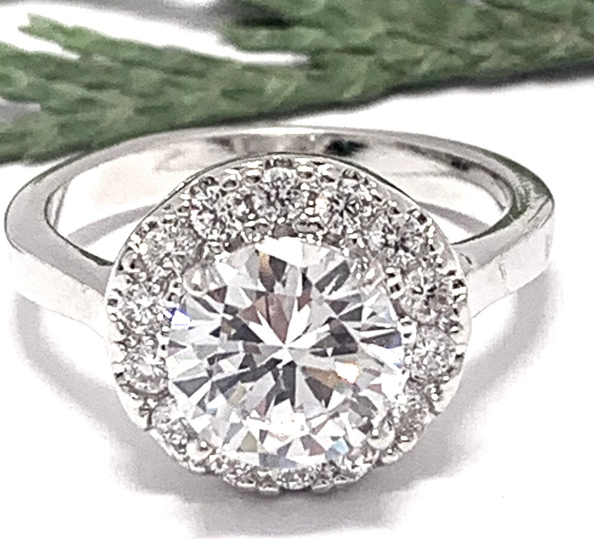4.50ctw Diamonique Diamond Engagement Ring | Property Room