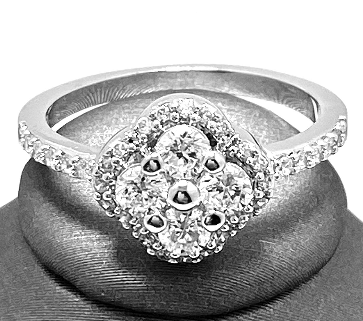 .925 Sterling Silver1.00 ctw Diamonique Diamond Ring | Property Room