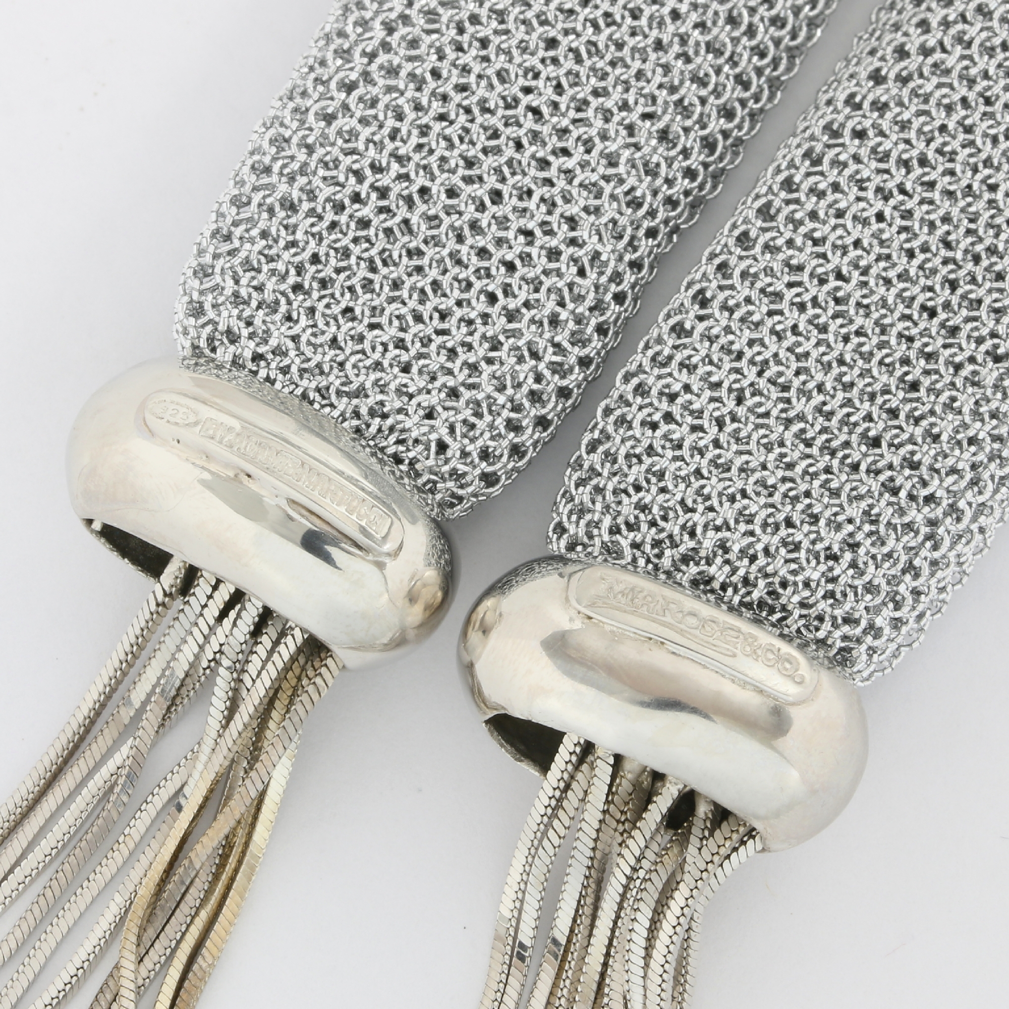 Adami&Martucci Italian Designer Mesh Collection Extra Long Sterling ...