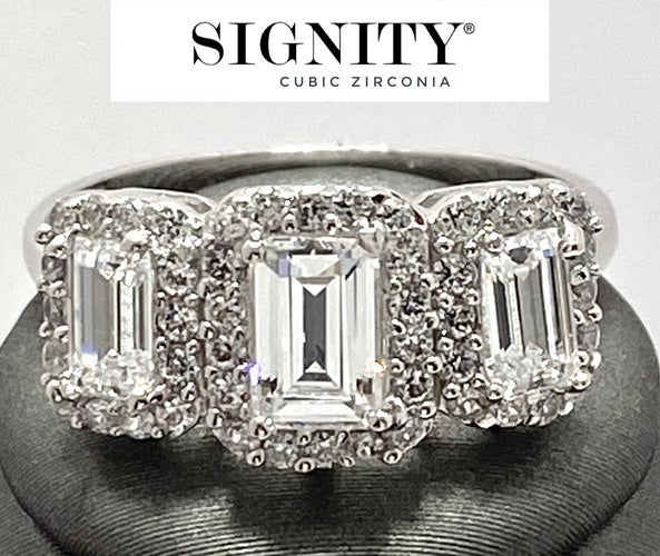 NO RESERVE Celebrity Jewelry Collection .925 Sterling Silver, 3.50ct ...