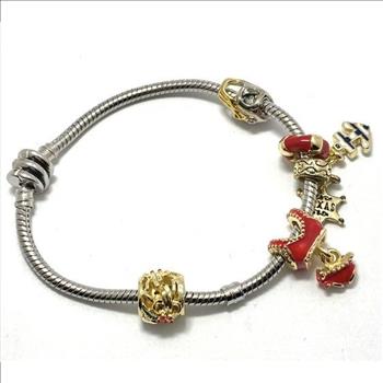 "Texas" Charm Bracelet Texas Anchor,Football Helmet, Six Point Texas ...