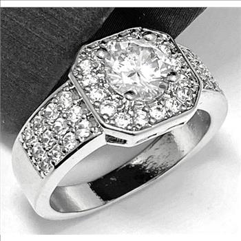 1.25ctw AAA Grade Cubic Zirconia Ring | Property Room