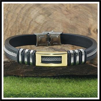 Three-Tone Adjustable Men's Bracelet | Property Room