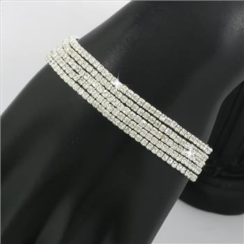 White Sapphire 5 Stackable Bracelets | Property Room
