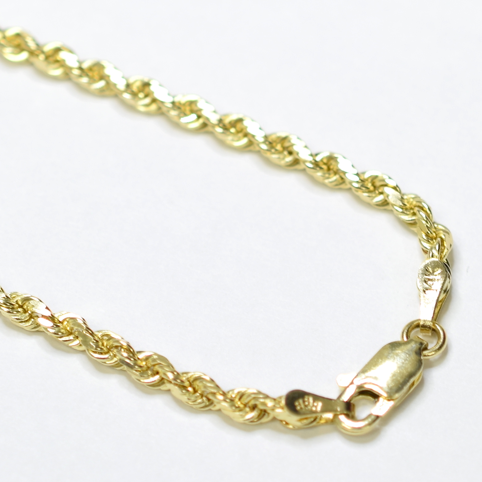 14K Yellow Gold 17.60 Grams Rope Style Chain | Property Room
