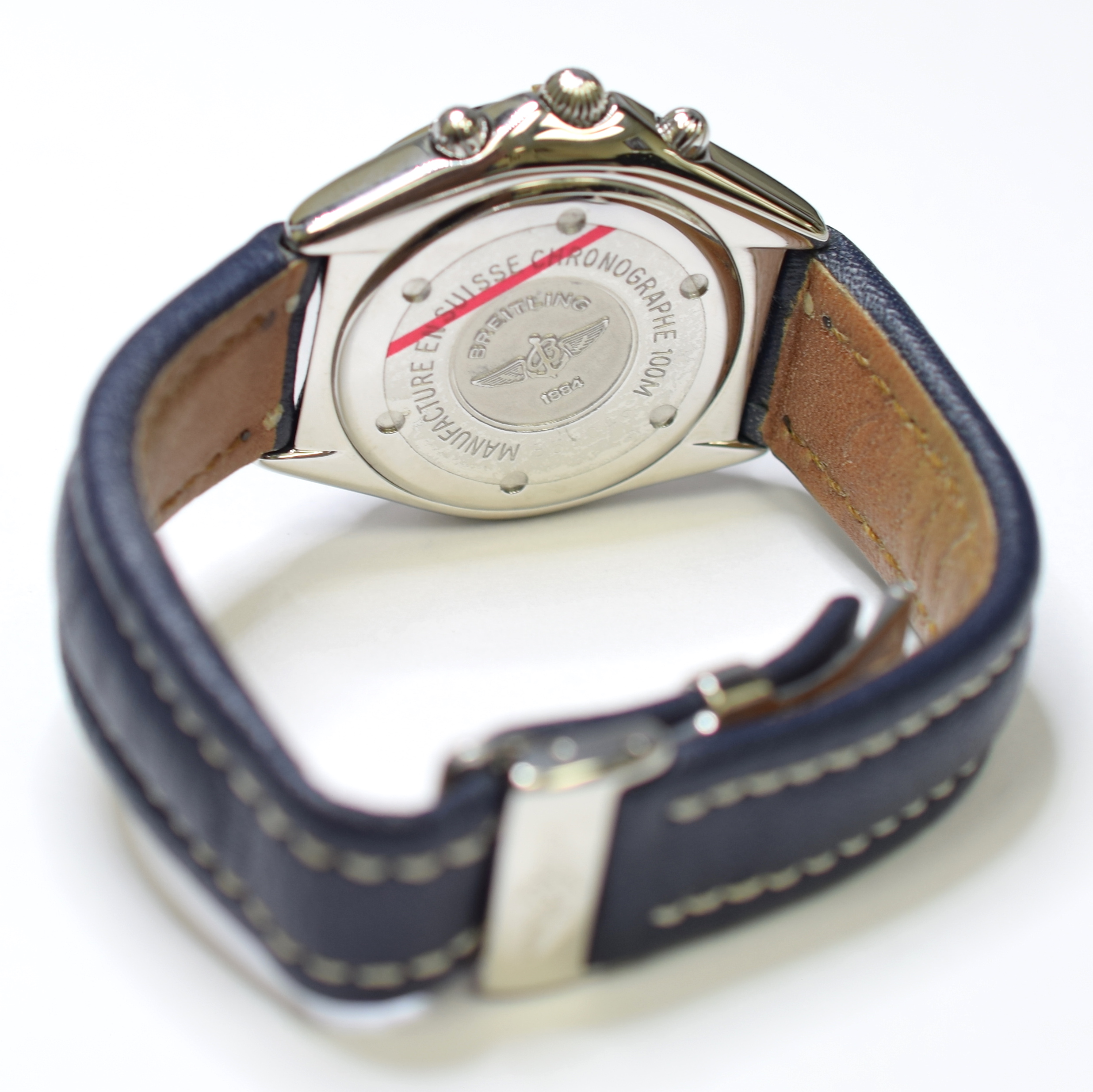 Breitling Sextant Chronograph 36mm Stainless Steel and 18K Gold Watch ...