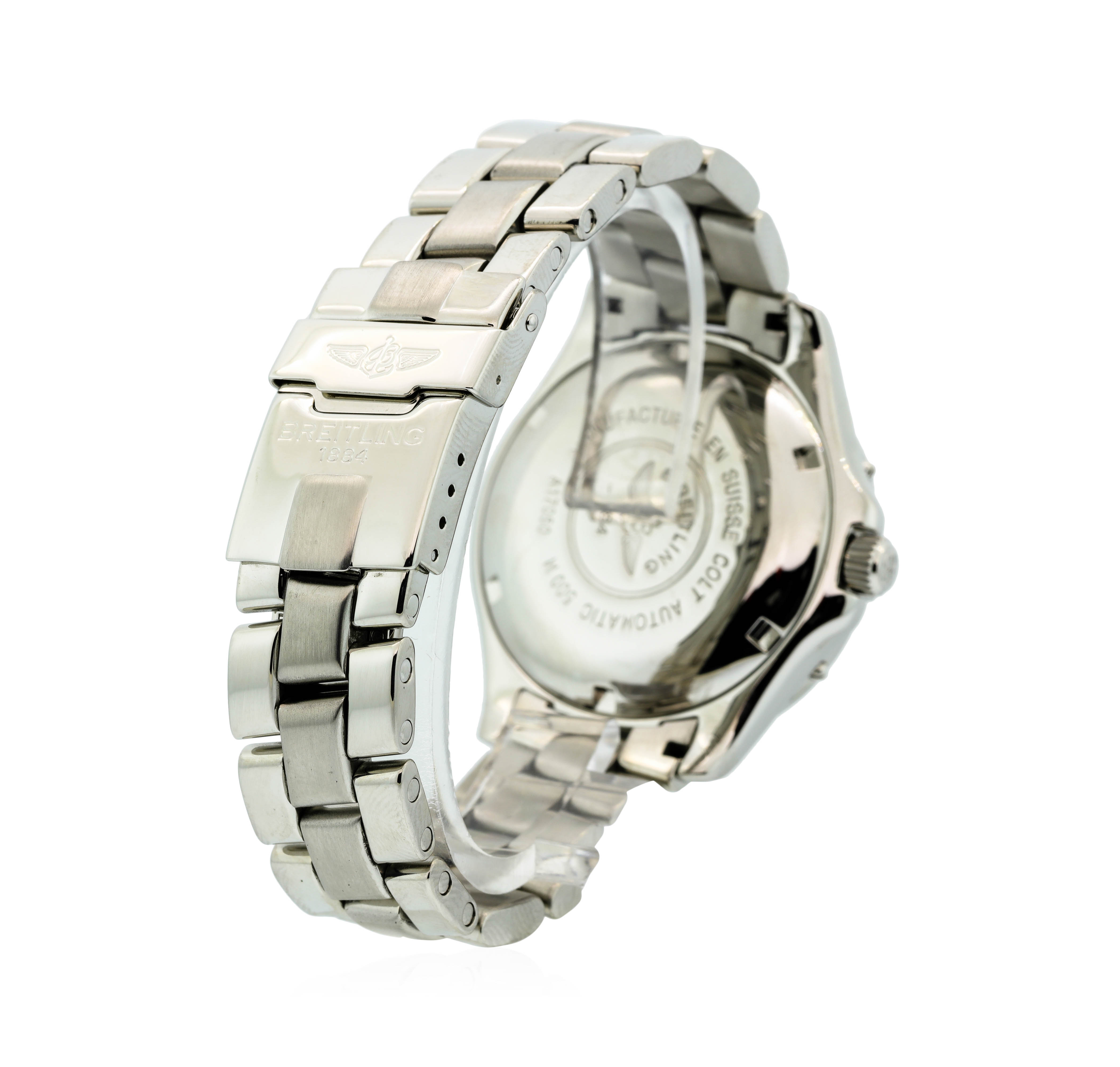 Breitling Colt Ocean Automatic Mid - Size Stainless Steel Silver Dial ...