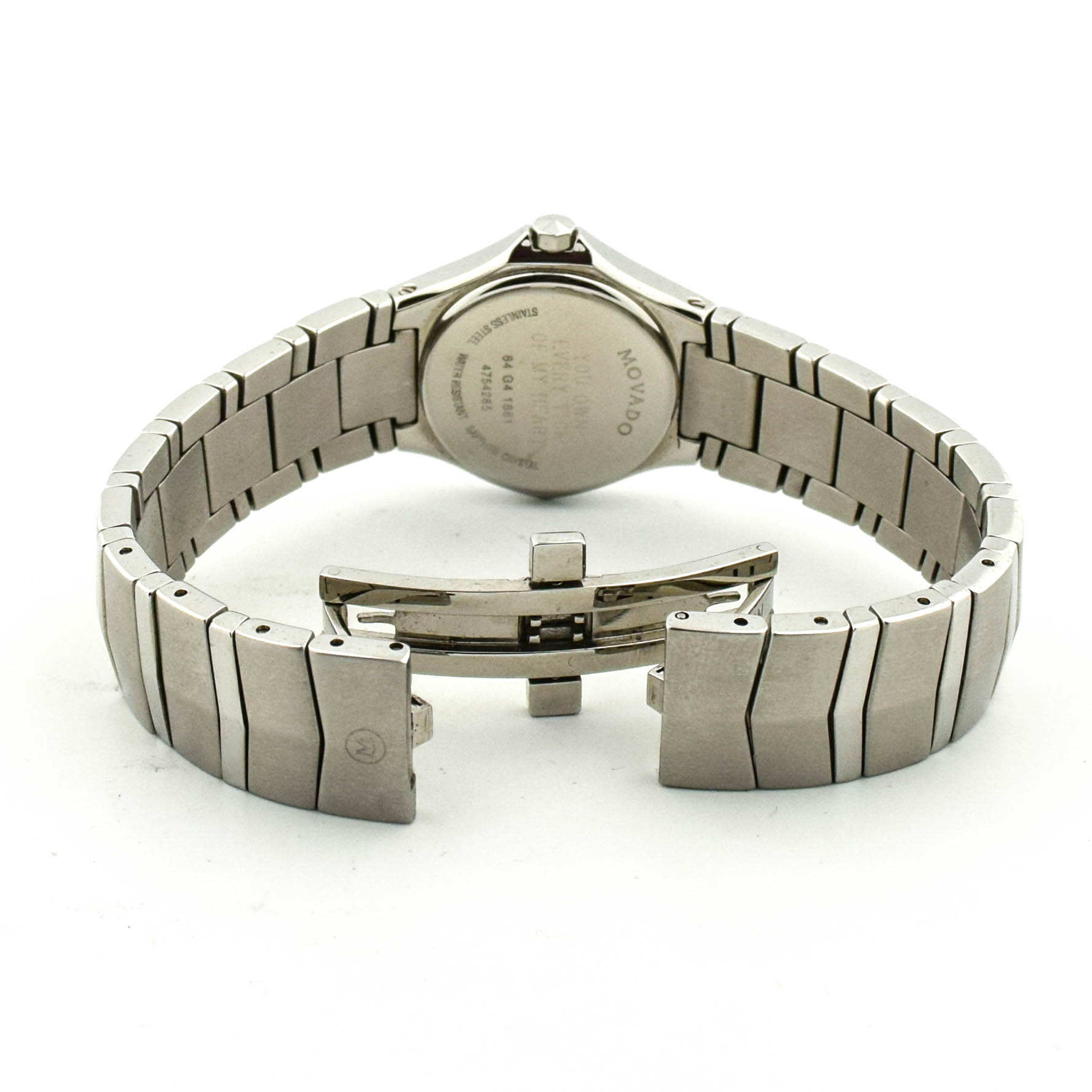 Movado Lady Stainless Steel 26mm Silver Dial Watch 84 G4 1861 ...