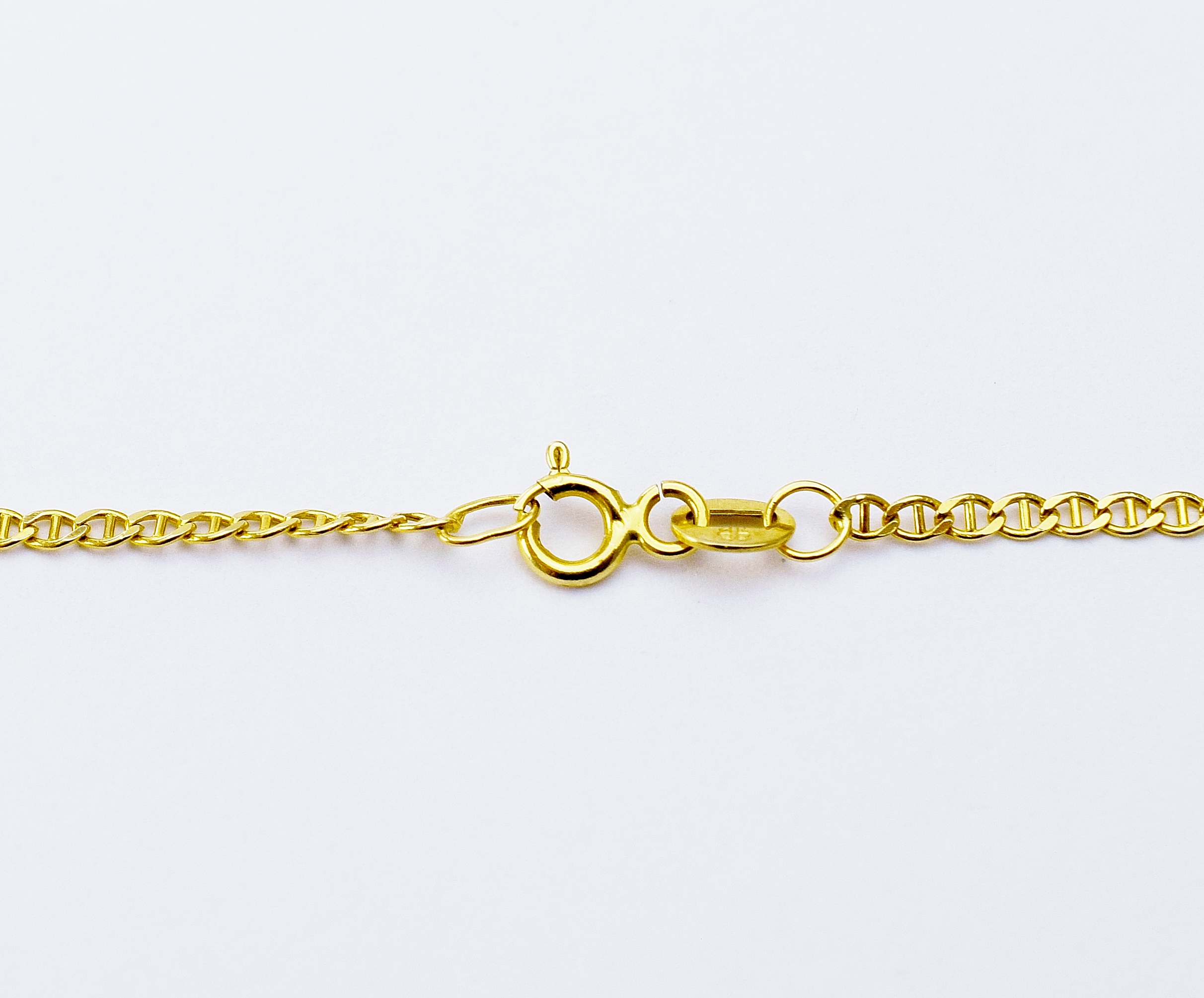 14K Yellow Gold 2.25 Grams Link Chain Necklace | Property Room