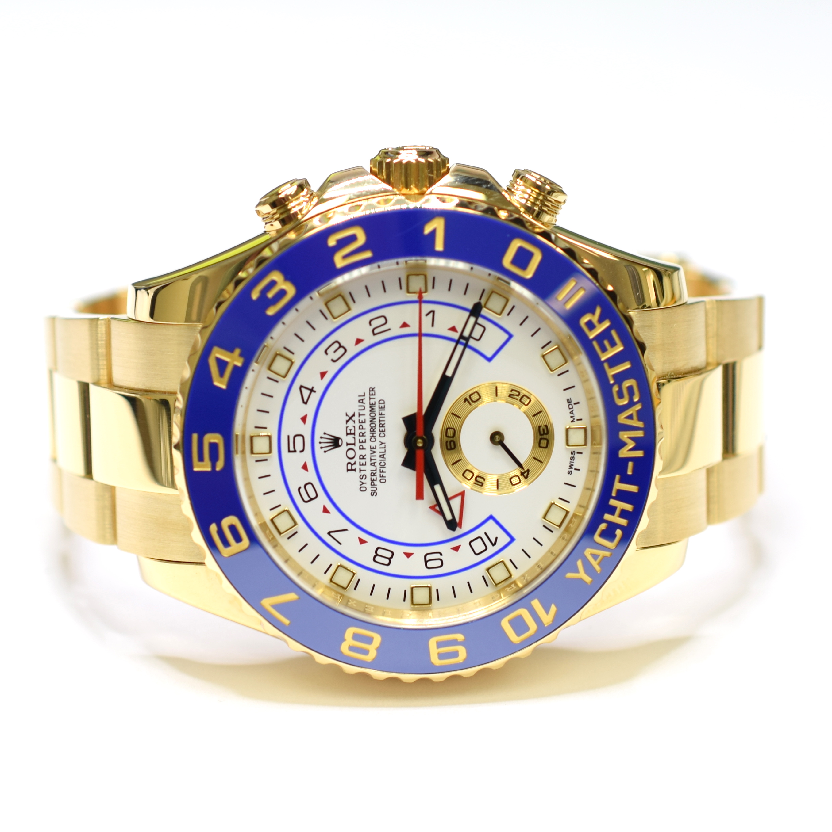 Rolex Yacht Master II 44mm 18K Yellow Gold Mens Watch 116688M ...