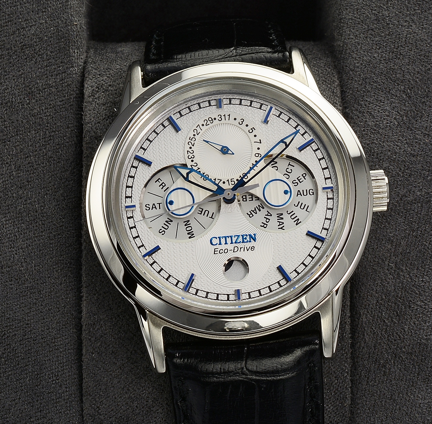 $385 Retail Citizen Men's BU0030-00A Calibre 8700 Eco-Drive Watch Brand ...