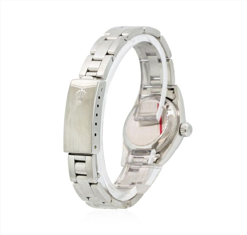 Rolex Oyster Perpetual Stainless Steel Bronze Dial Lady's Watch 25MM ...