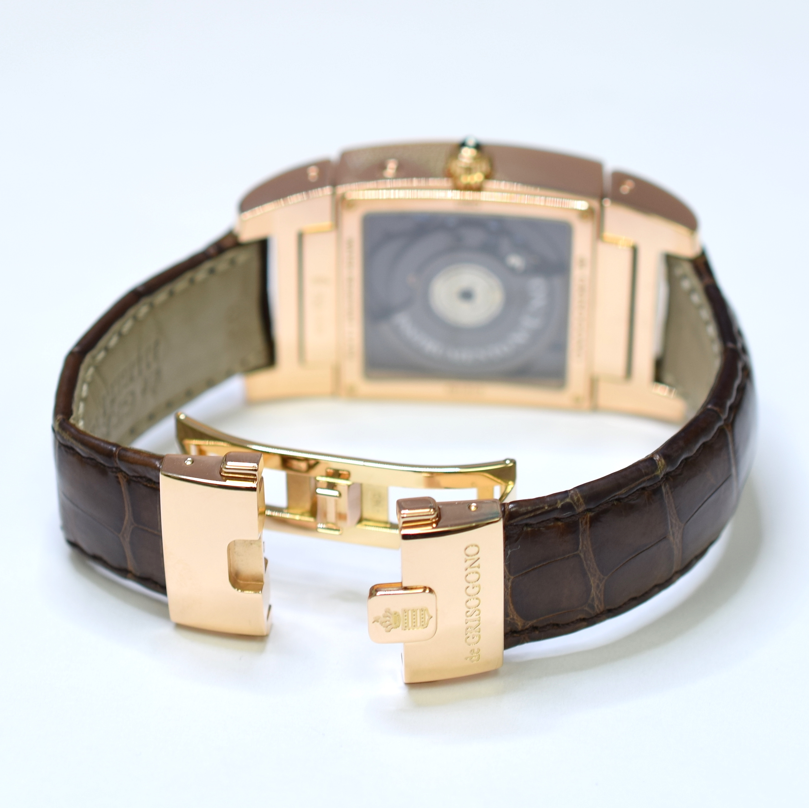 De Grisogono Instrumento Numero Uno 32.5x55mm 18K Rose Gold Watch ...