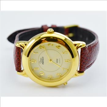Timex Indiglo Stainless Steel With Yellow Gold Overlay Yellow Dial ...