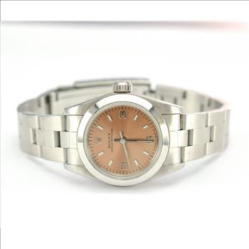 Rolex Stainless Steel Copper Bronze Dial Lady's Watch 25MM | Property Room
