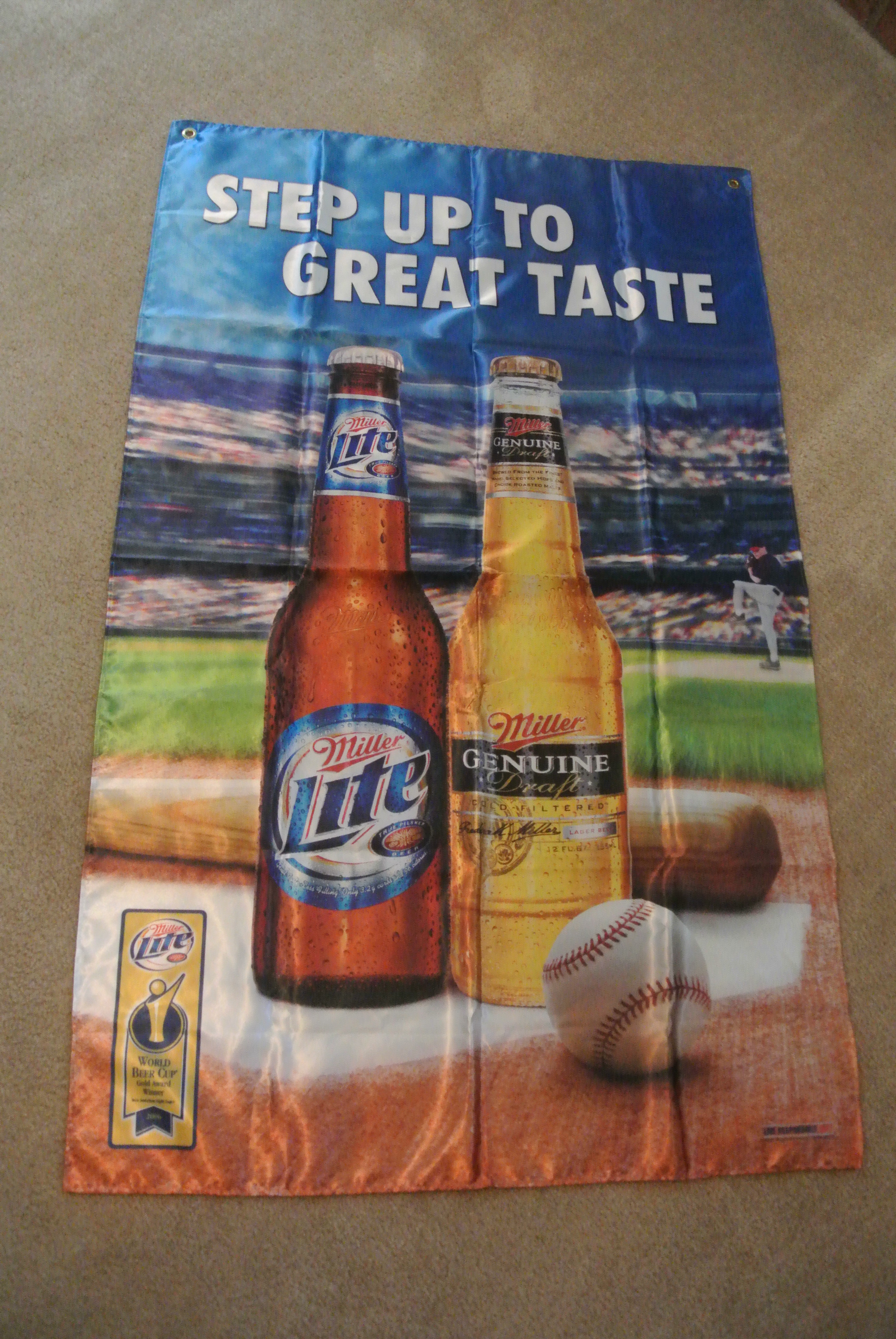 Miller Lite Cloth Sign/Flag | Property Room