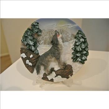 Wolf 3D Decorative Plate | Property Room