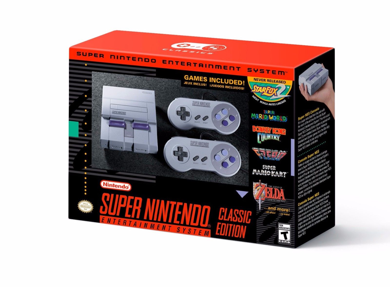 Brand New Super Nintendo Entertainment System (SNES) Classic - mod w ...