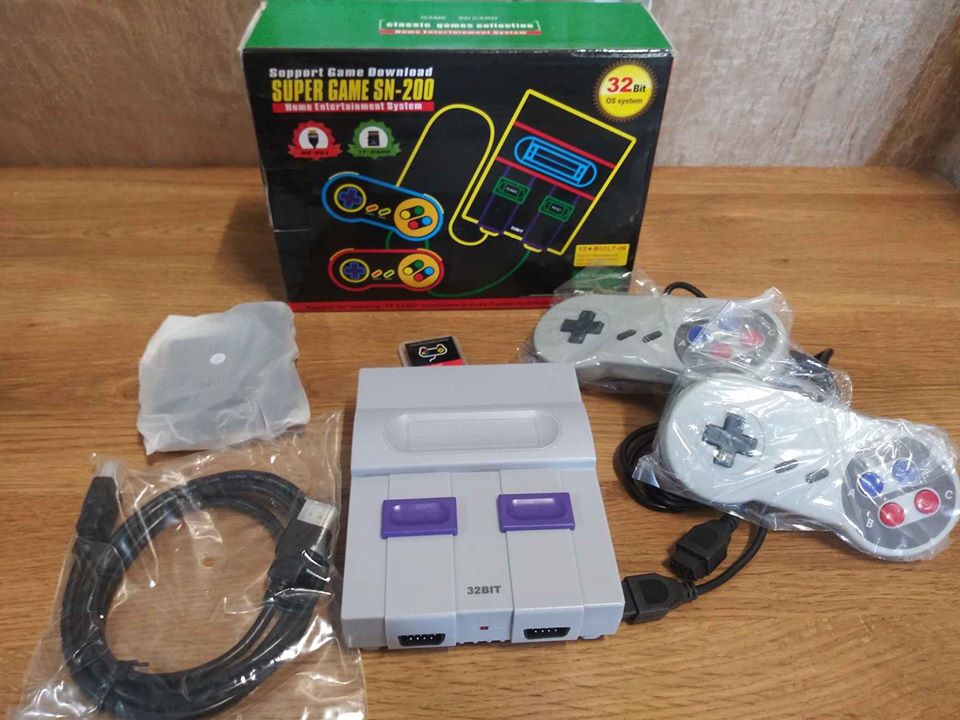 Brand New Super Classic 32 Bit Retro Gaming Console - 1500 Games ...