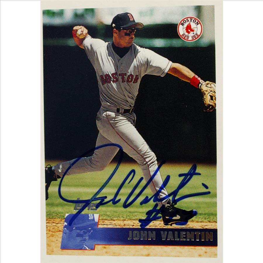 JOHN VALENTIN ~ GENUINE AUTOGRAPH ~ BOSTON RED SOX | Property Room
