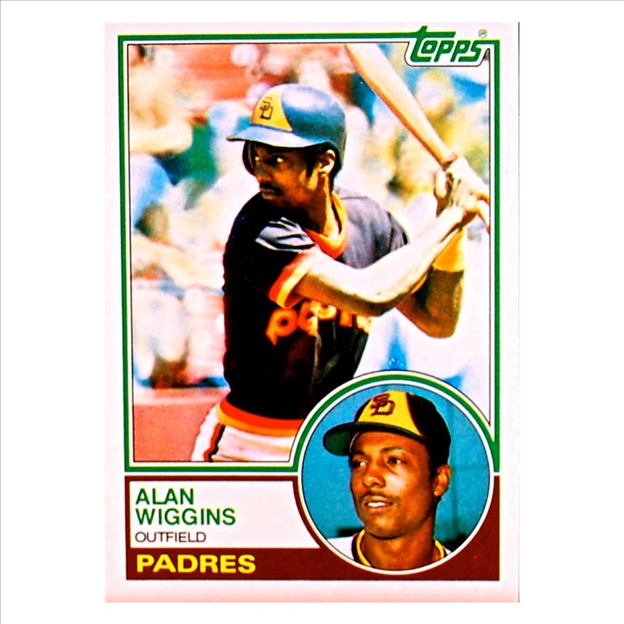 ALAN WIGGINS ~ 1983 TOPPS ~ ROOKIE CARD ~ SAN DIEGO PADRES | Property Room