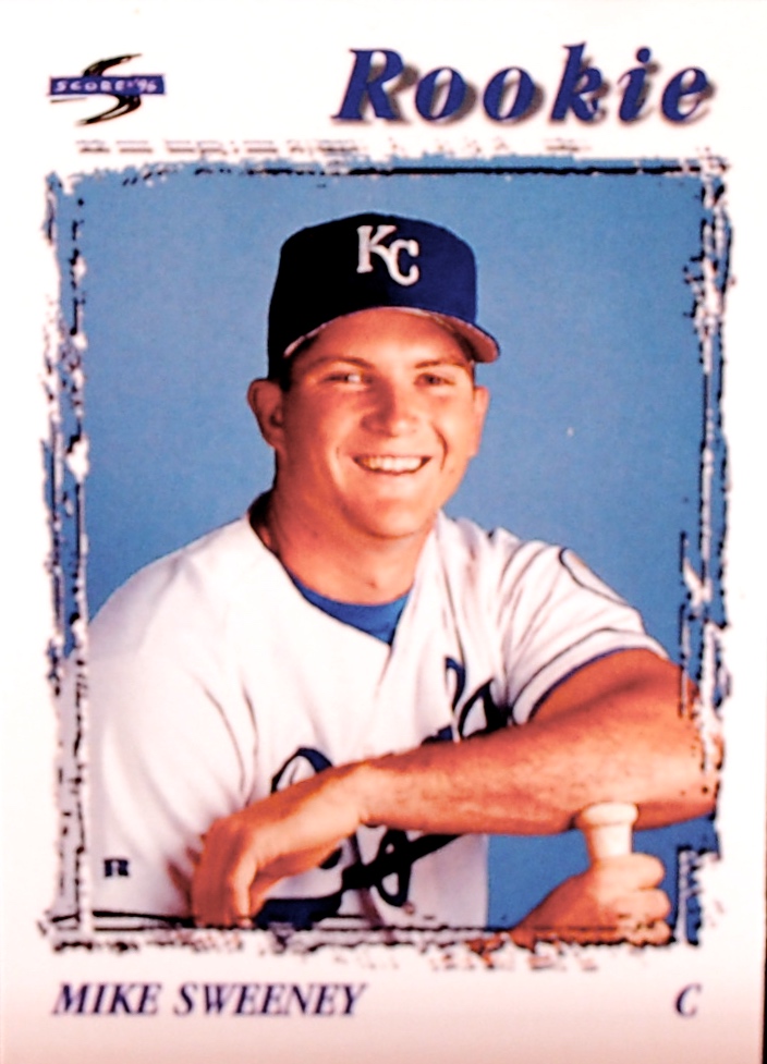 MIKE SWEENEY ~ 1996 SCORE ~ "ROOKIE CARD" ~ KANSAS CITY ROYALS ...