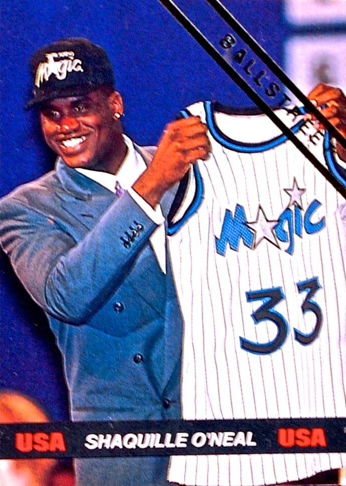 SHAQUILLE O'NEAL ~ 1992 BALLSTREET ~ OLYMPIC BASKETBALL ~ "USA ...