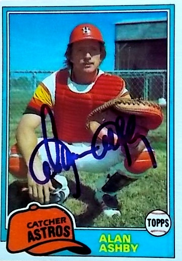 ALAN ASHBY ~ GENUINE AUTOGRAPH ~ HOPUSTON ASTROS | Property Room