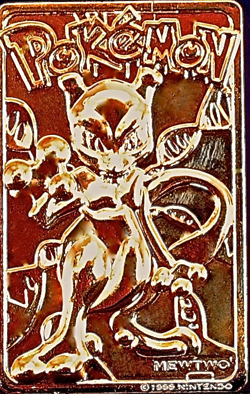 POKEMON ~ #150 MEWTWO ~ 23 KARAT GOLD PLATED. ~ | Property Room