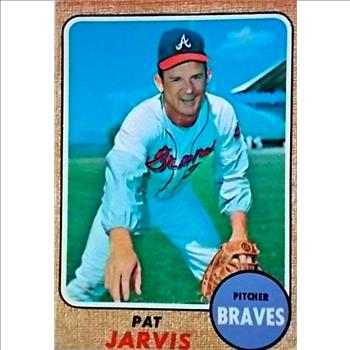 PAT JARVIS ~ 1968 TOPPS ~ ATLANTA BRAVES | Property Room