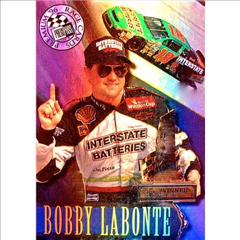 BOBBY LABONTE ~ 1996 PRESS PASS ~ NUMBERED 1 OF 1 ~ "PREMIUM" NASCAR ...