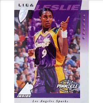 LISA LESLIE ~ 1997 PINNACLE ~ WNBA" ~ "ROOKIE CARD" ~ LOS ANGELES ...