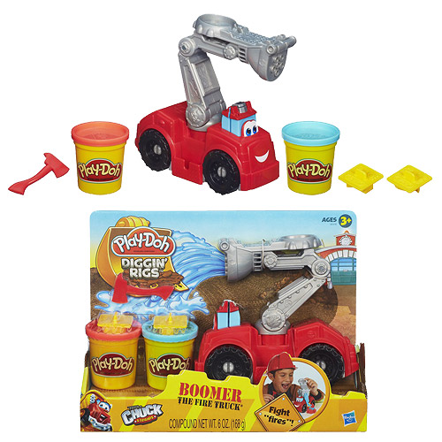 Brand New! Play-Doh Diggin' Rigs Boomer the Fire Truck | Property Room