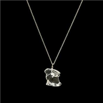 Swarovski Crystal Bunny Pendant with Chain | Property Room