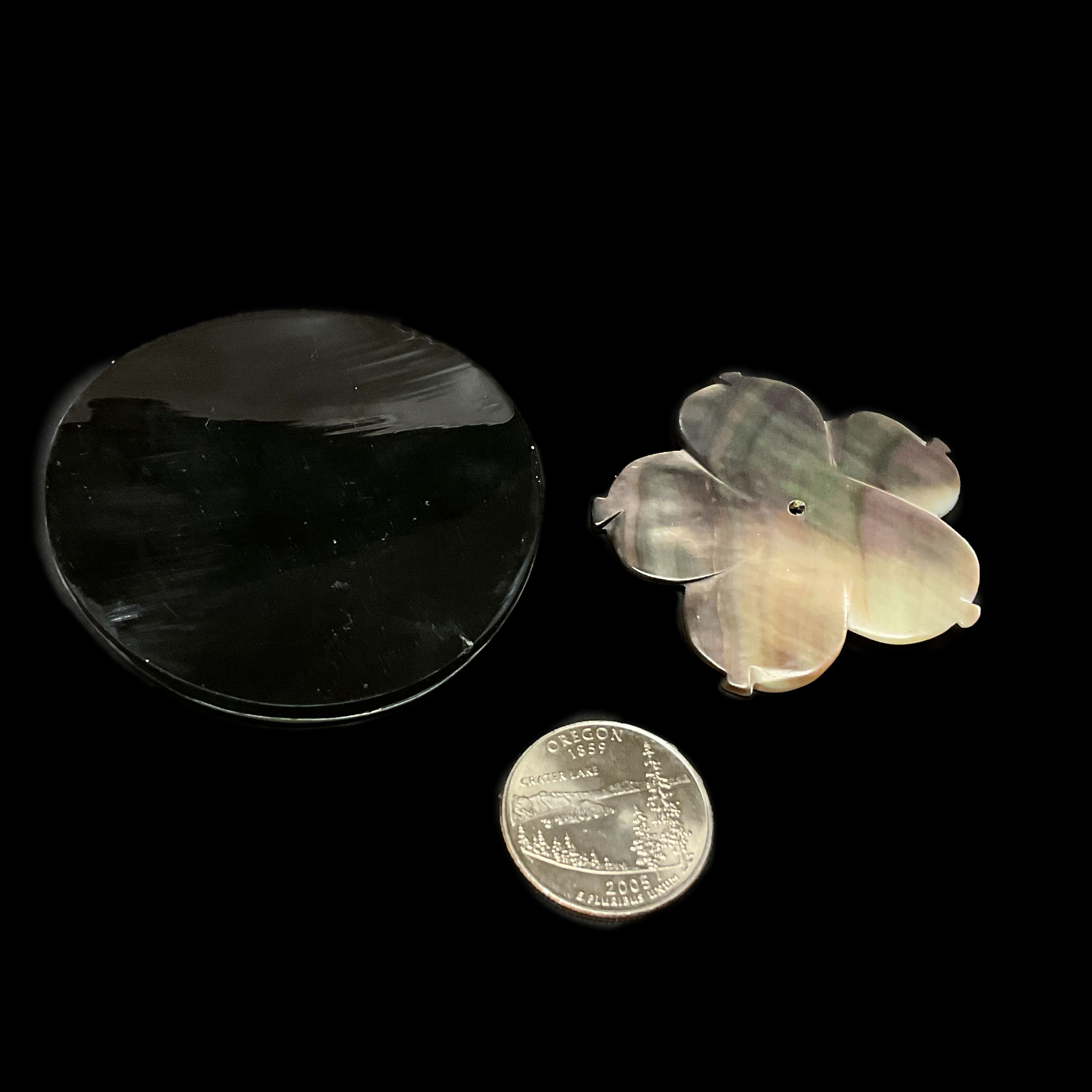Abalone Disc & MOP Flower Loose Stones | Property Room