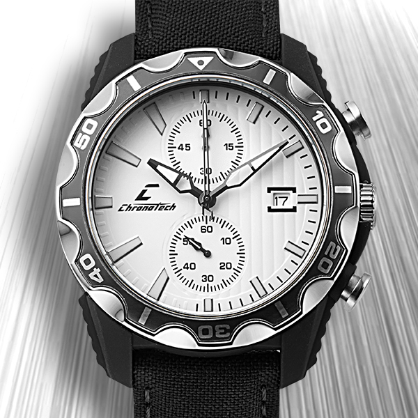 Chronotech Nylon Chronograph Mens Watch | Property Room