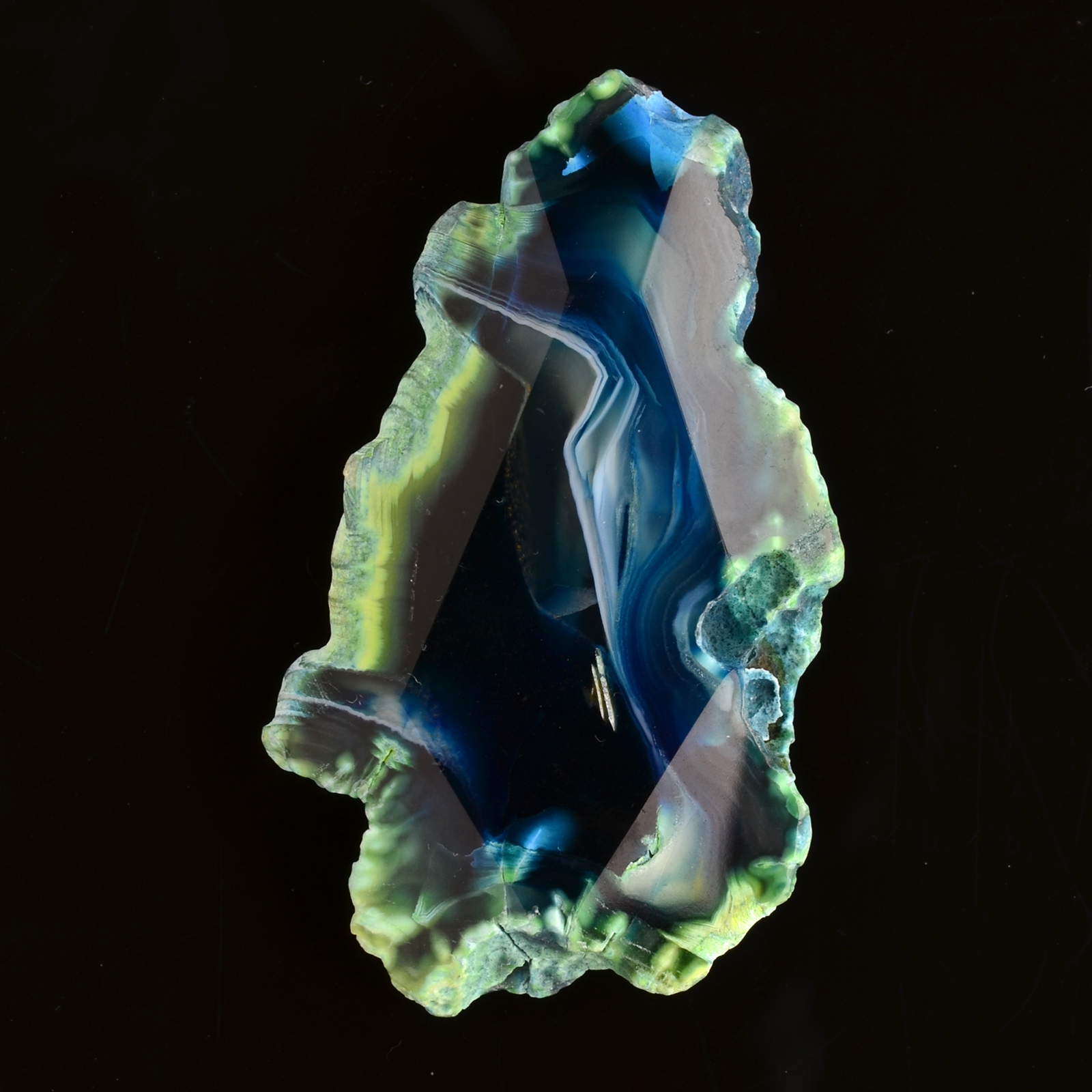 122.510 Carat Blue Agate Full Drilled Loose Opaque stone | Property Room